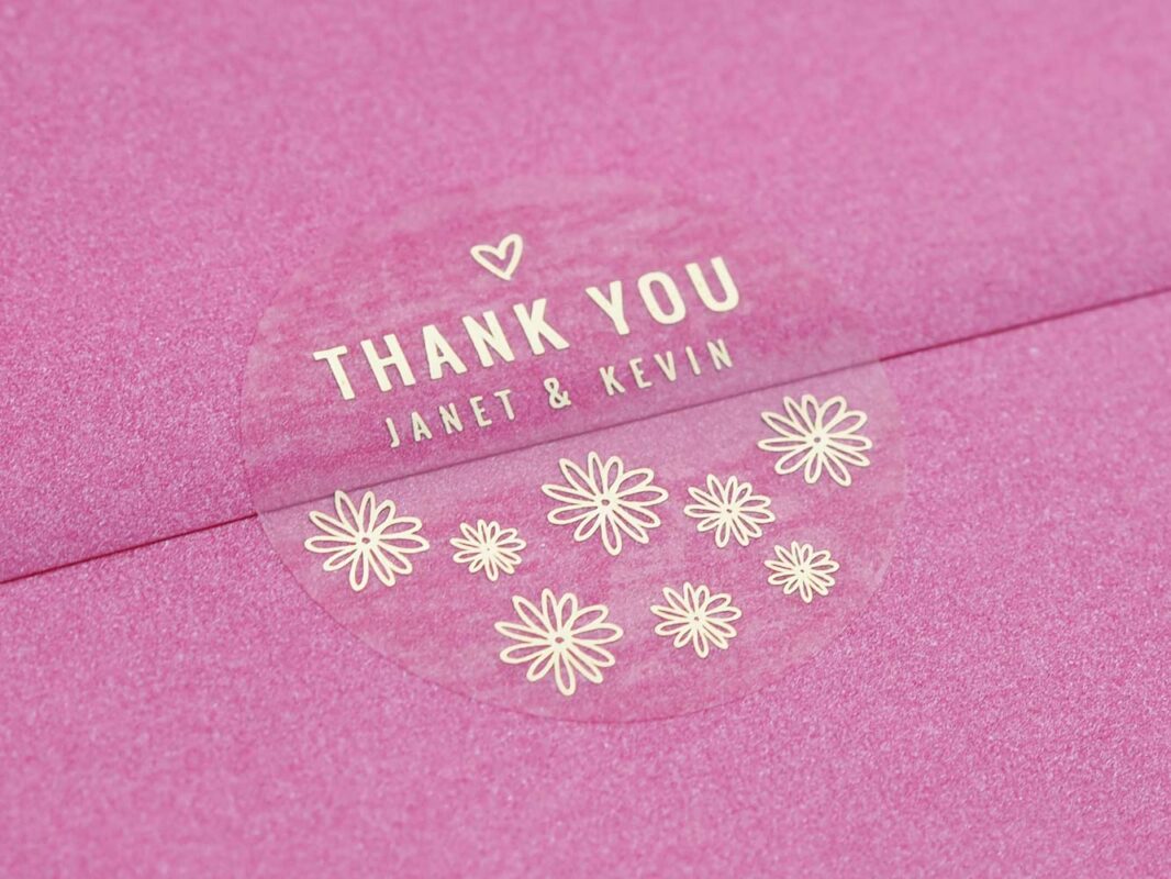 Custom Foil Labels/Seals | RMI | The Stationery Shop